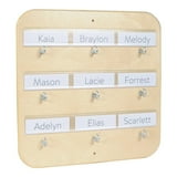 Kaplan Early Learning Company Wooden 9 Hook Pacifier Holder - Walmart.com