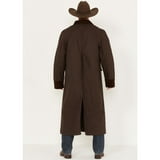 Scully Mens Rangewear Canvas Duster Jacket- Walnut- Small - Walmart.com