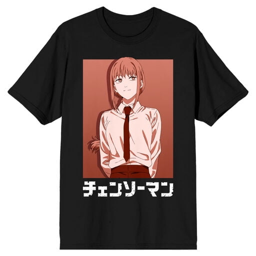 Click here for Bioworld Chainsaw Man Makima Kanji Logo Black T-Sh... prices