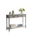 Kings Brand Furniture Traditional 2-Drawer Console Table with Lower ...