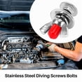 2Pcs 316 Stainless Steel Diving Screws Butterfly Backplate Wing Nuts ...