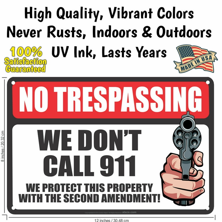 Funny No Trespassing Signs