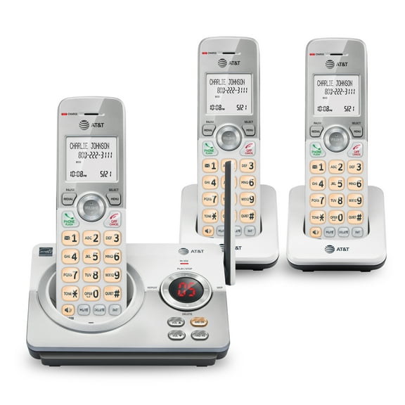 Panasonic KX-TG994 DECT 6.0 Wall Mount Cordless Phone, 4 Handsets ...
