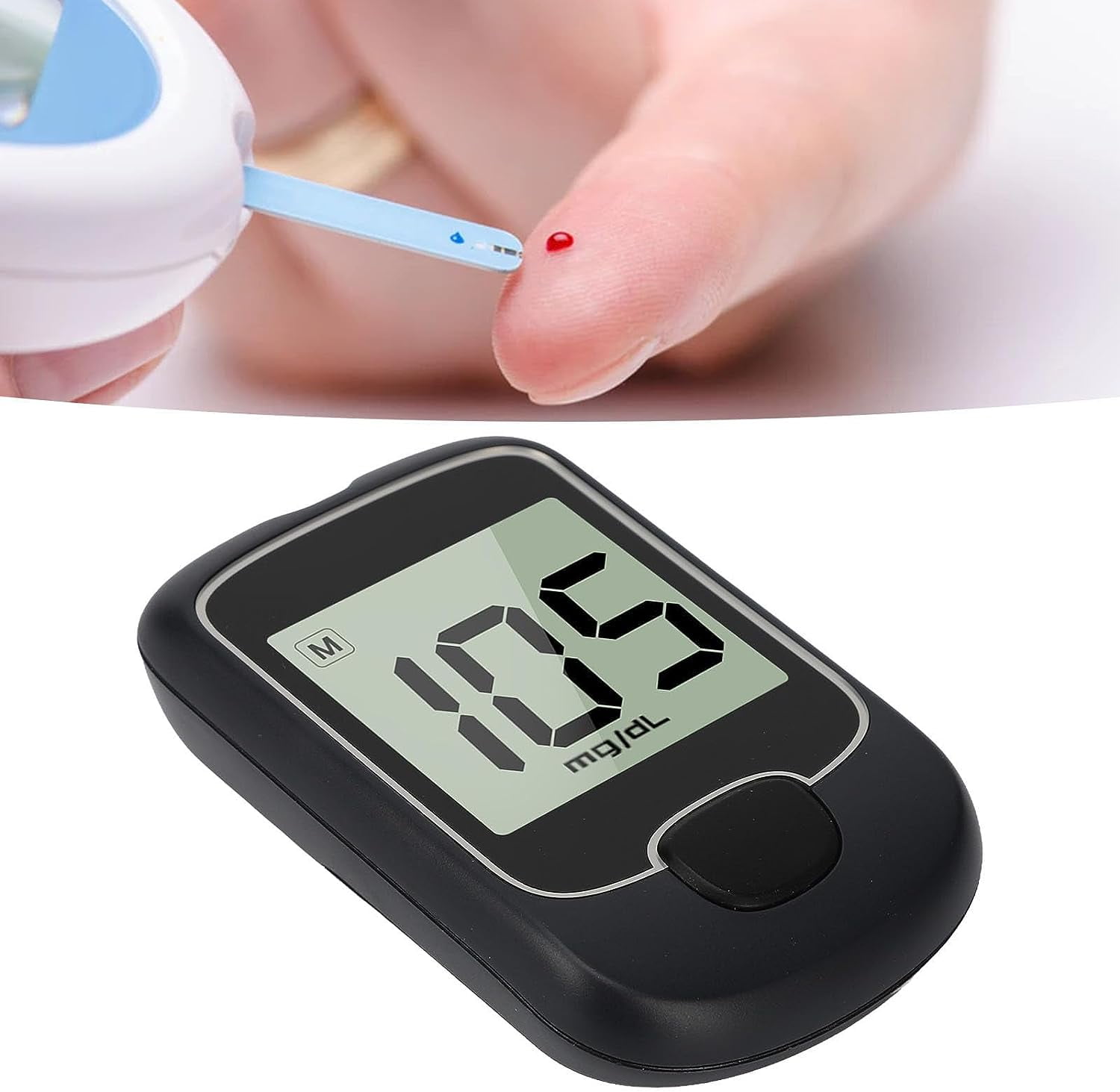 Kit de monitor de glucosa en sangre con medidor de glucosa, tiras de ...