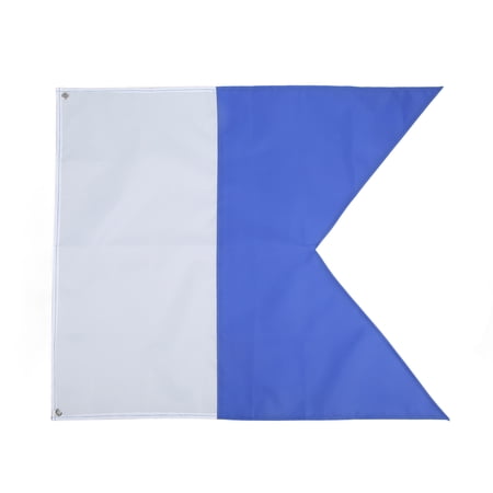 Polyester Diver Down Flag, Blue White Easy To Assemble Blue White Dive ...