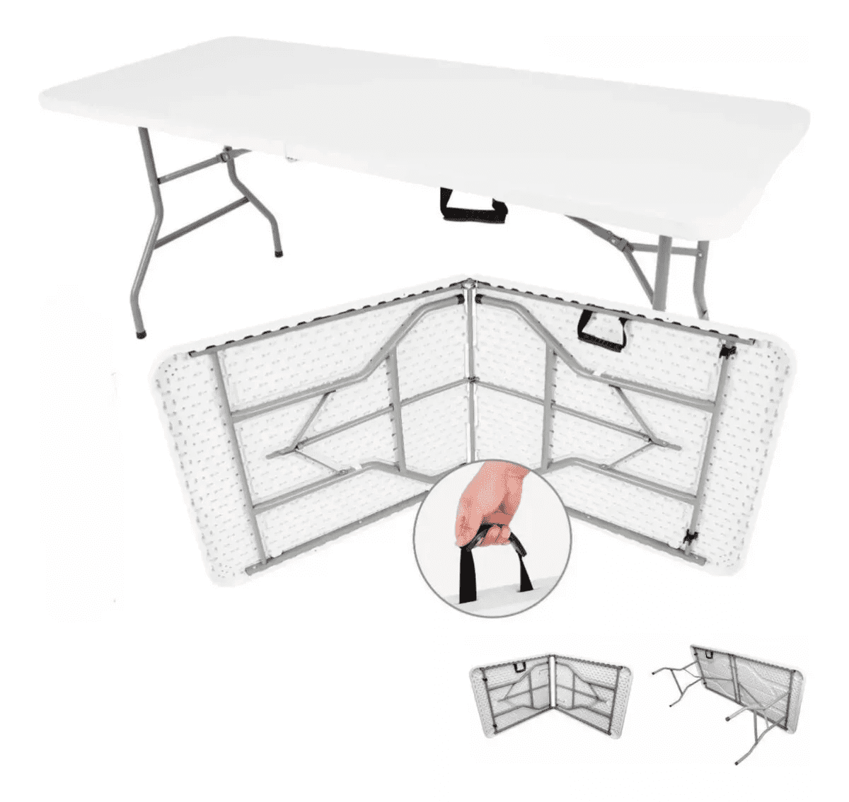 Mesa de Exterior de Uso Rudo Plegable Marthing Portafolio Portátil ...