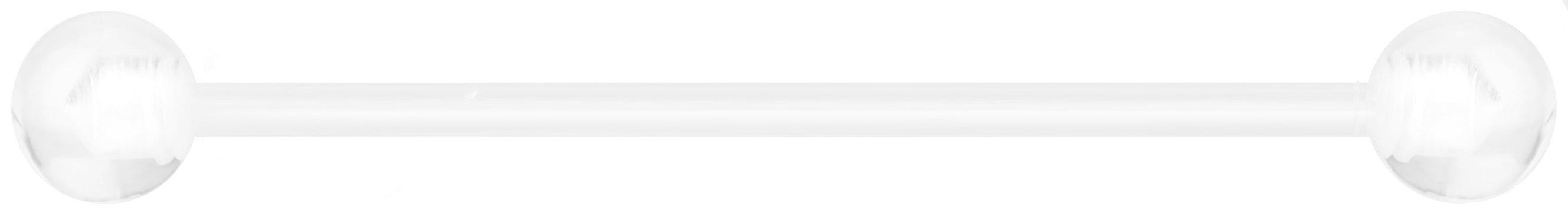 Forbidden Body Jewelry Clear Piercings, Clear Piercings for Work, 16G ...