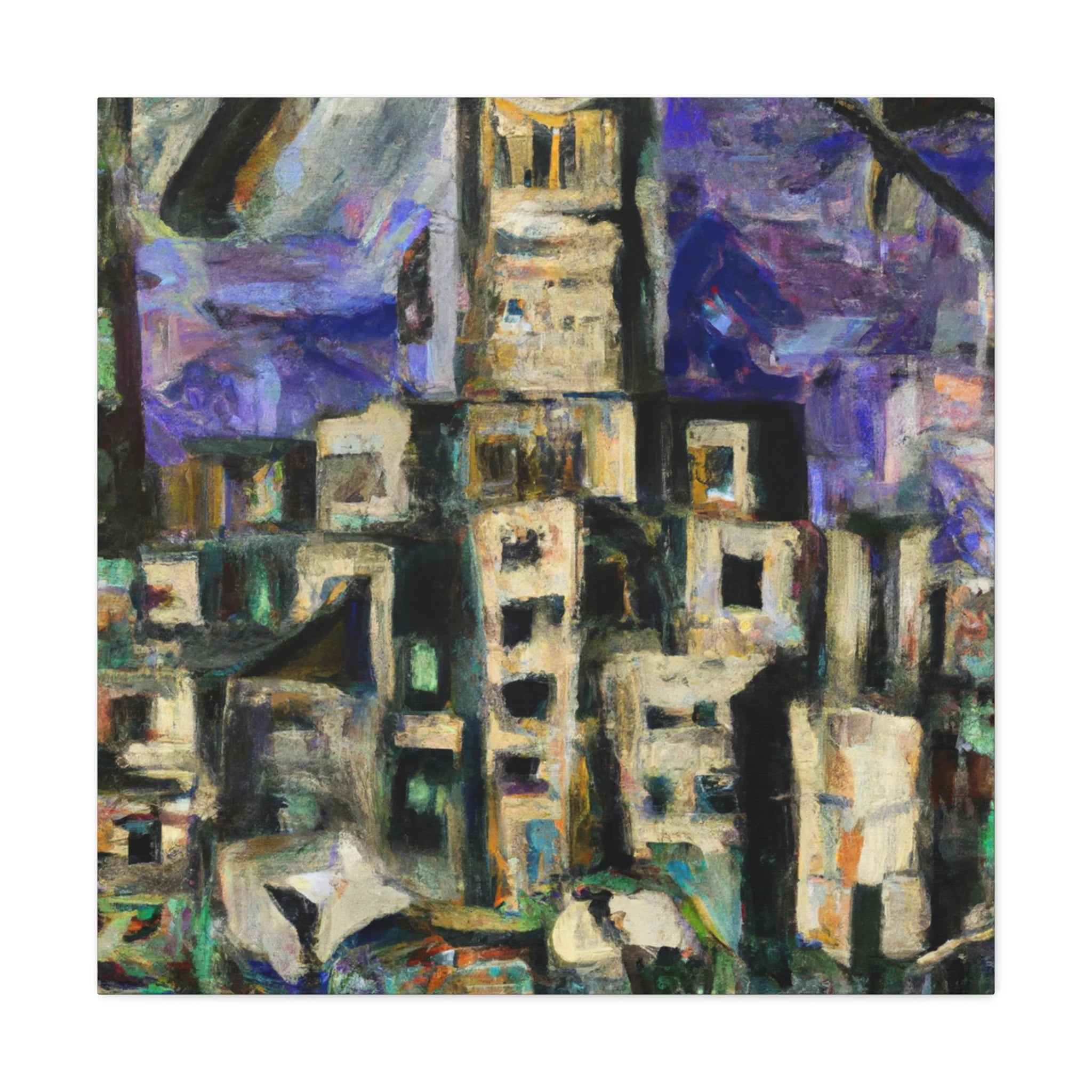 Neoclassical Reflection Expressionism - Canvas - Walmart.com