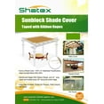 Shatex Shade Panel Block 90% of UV Rays with Ready-tie up Ribbon for ...