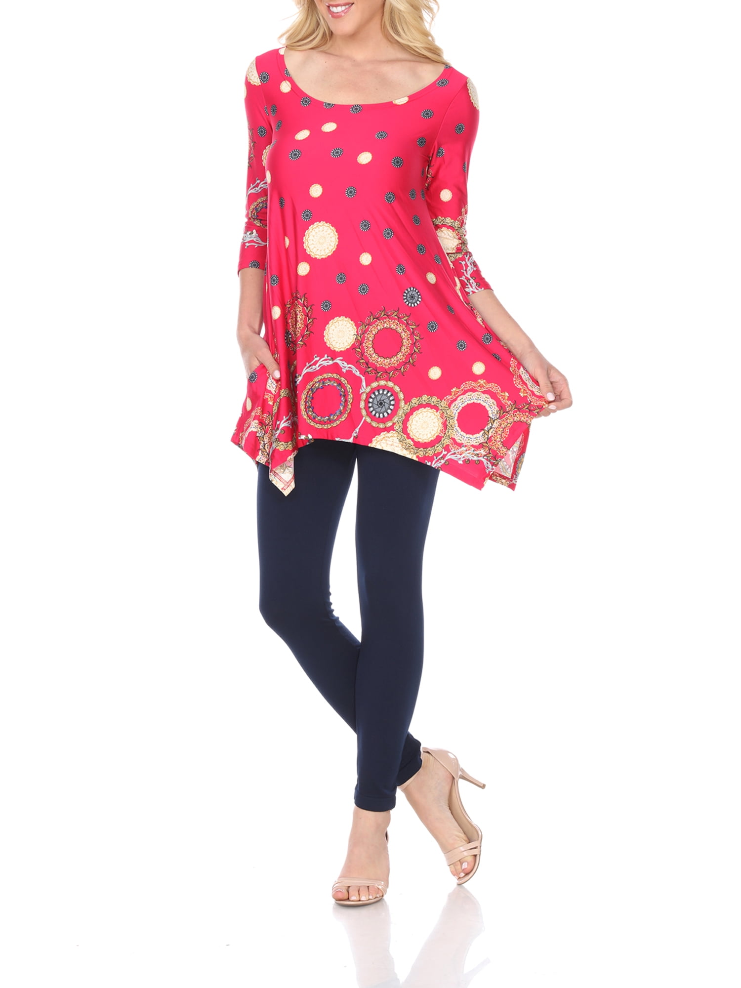 White Mark Women's Erie Tunic Top - Walmart.com