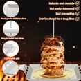 Stainless Steel Vertical Skewer for Tacos Al Pastor,Shawarma,Kebabs ...