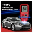 TC100 Car Paint Coating Thickness Gauge 0.1um/0-1300 Car Paint Film ...