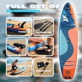 Quashley Inflatable Stand up Paddle Board, 10'6" x 33 inch Wide All ...