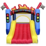 Cloud 9 Indoor Bouncy Race Car Track Inflatable Jumper with Slide for ...