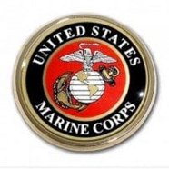 U.S. Marine Corps Eagle and Anchor (EGA) Metal Auto Emblem - Walmart.com