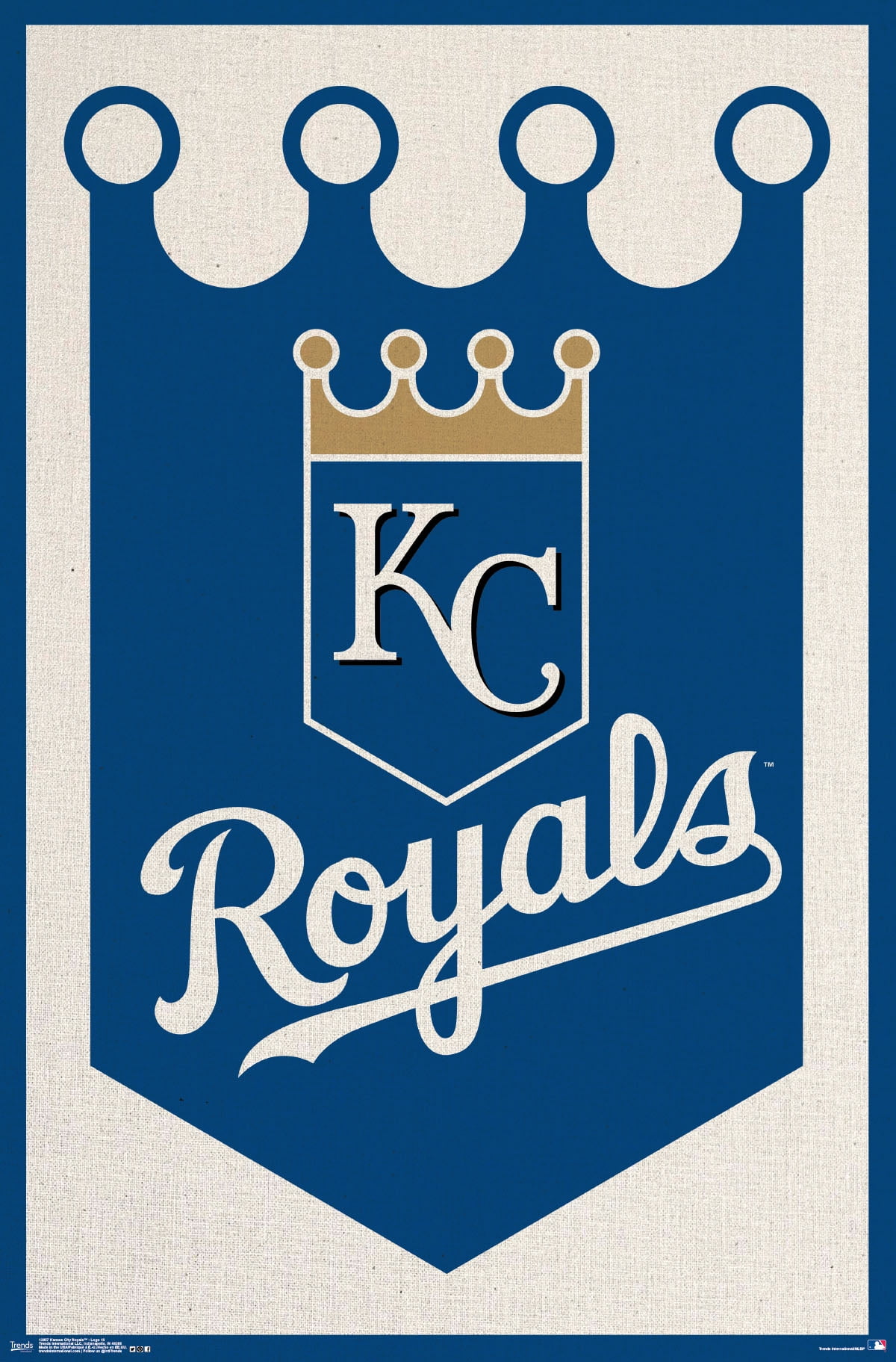 Kansas City Royals™ - Logo Poster and Poster Mount Bundle - Walmart.com