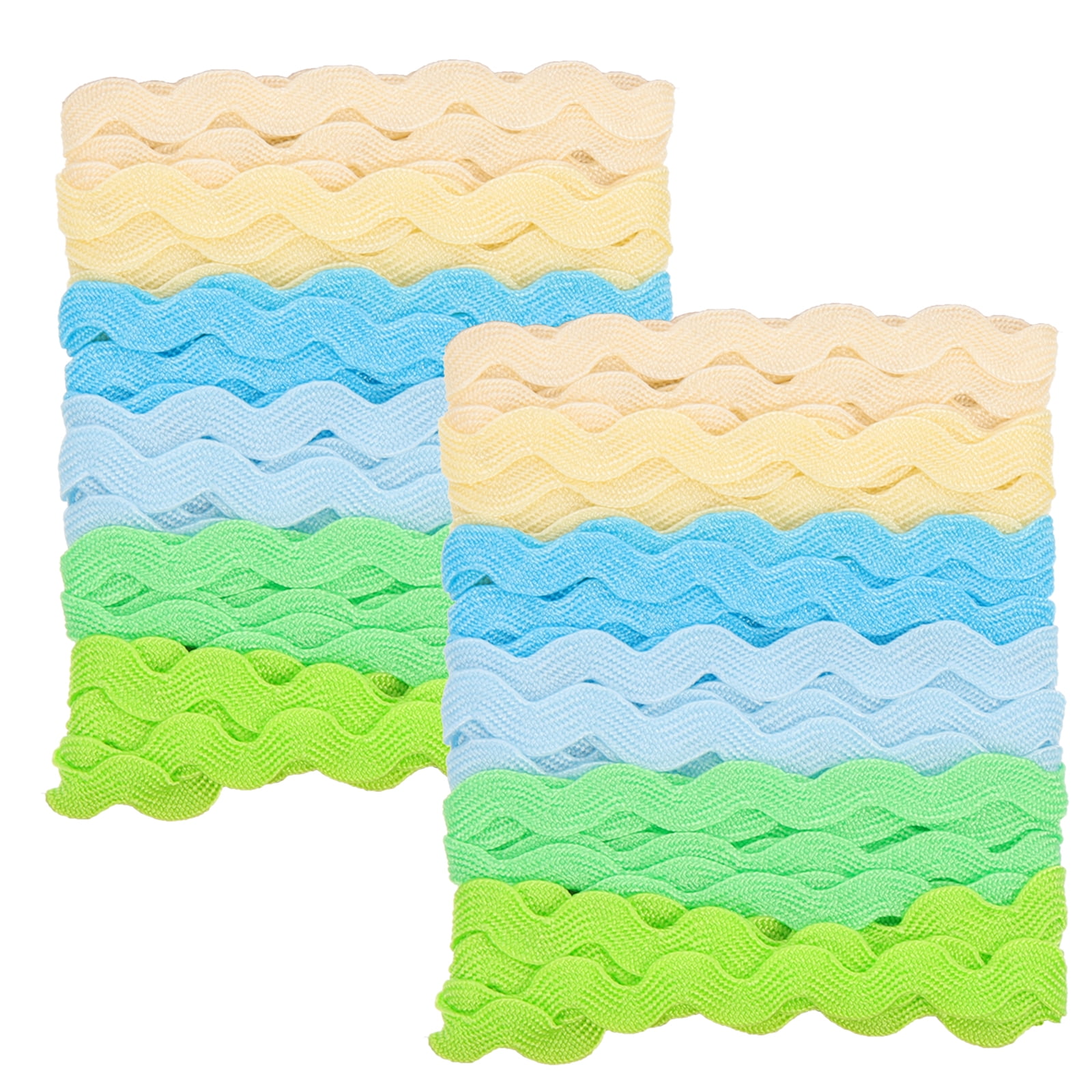 2PCS Wavy Trim Ribbons Simple Wave Bending Fringe Decorative Sewing ...