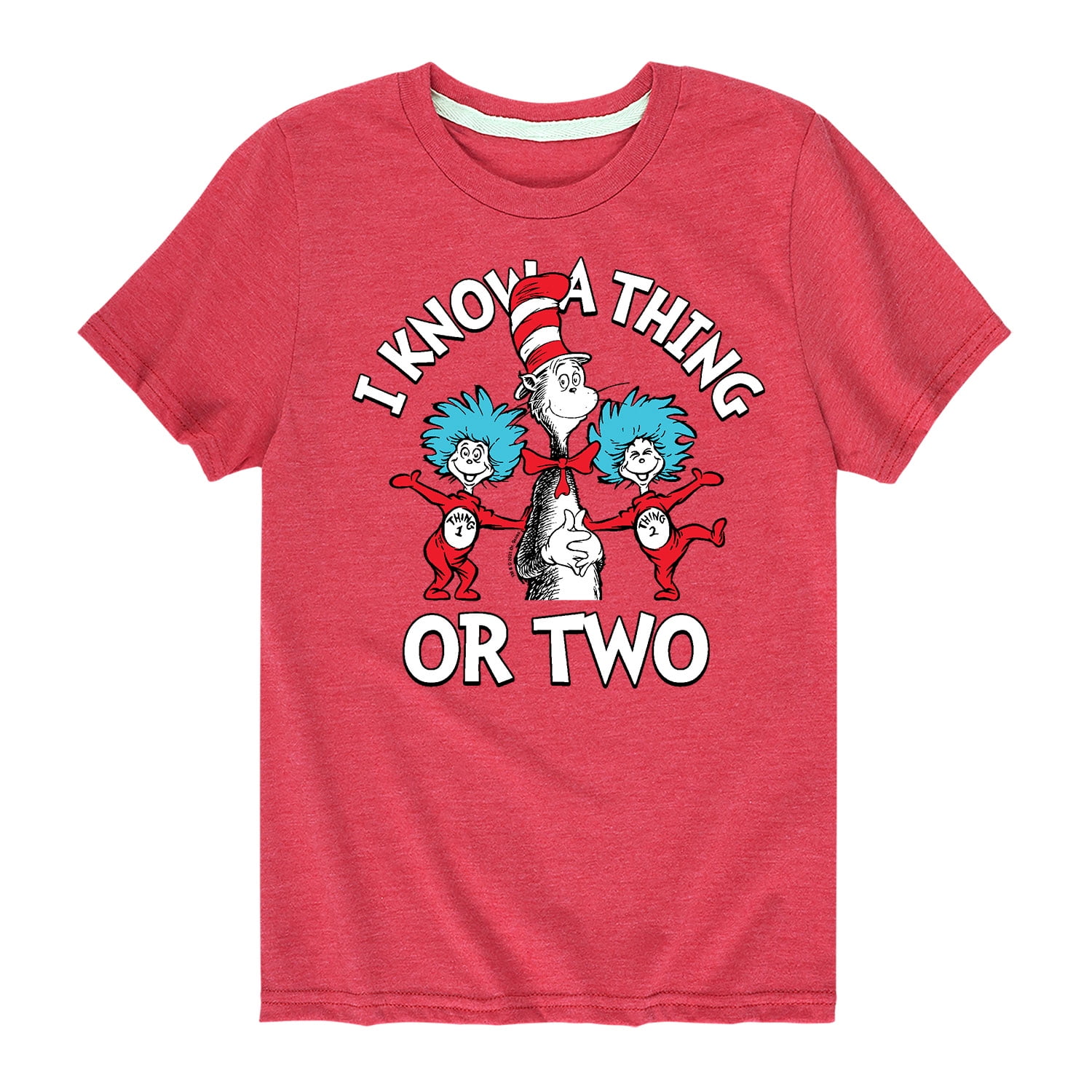 Dr. Seuss - I Know A Thing Or Two - Toddler And Youth Short Sleeve ...
