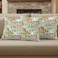 Cartoon Animals Lumbar Pillow Covers 12 x 20 Inch Pillow Covers Set of ...