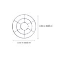BESTYASH 2Pcs Flowerpot Holder Stand Iron Plant Display Rack Black for ...