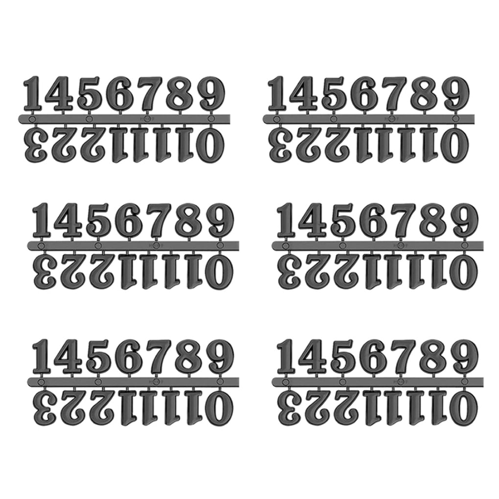 Tmosphere 6pcs 2CM Clock Number Plate Arabic Roman Number DIY Digital tmosphere-6pcs-2cm-clock-number-plate-arabic-roman-number-diy-digital