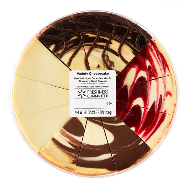 Freshness Guaranteed Variety Cheesecake, 40 oz, 12 Count - Walmart.com