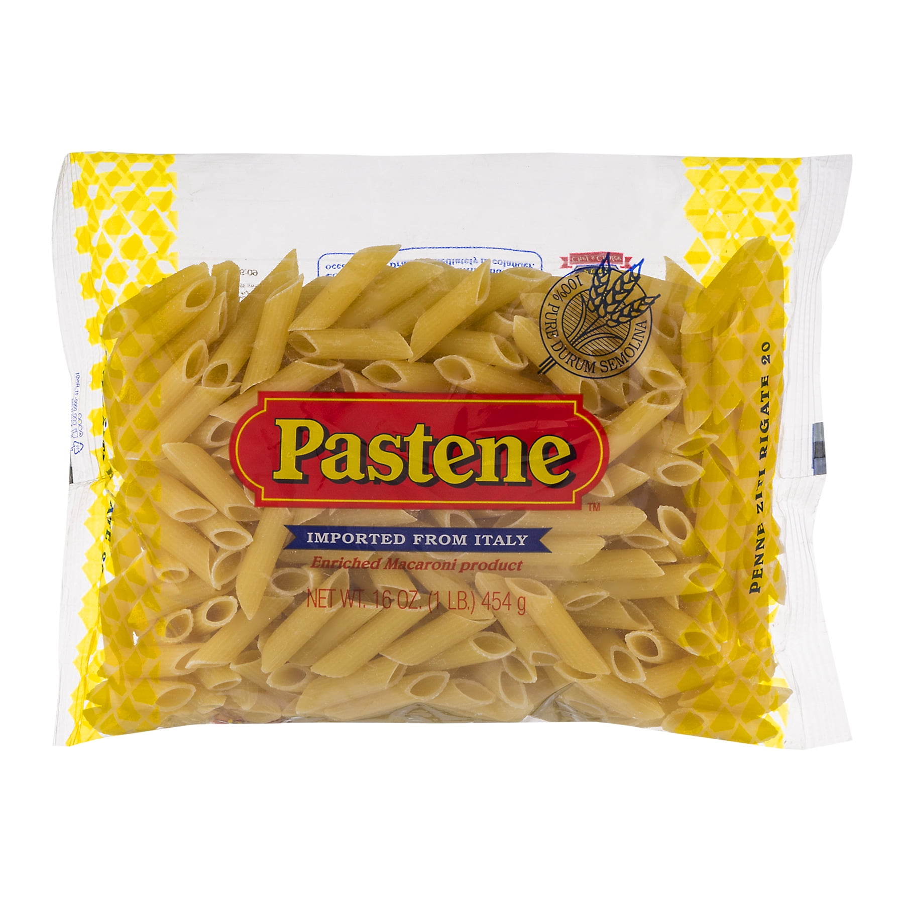 Pastene Italian Ziti Rigati #20 - Walmart.com