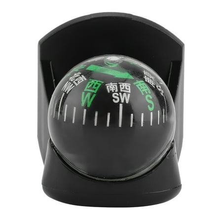 Herwey Mini Portable Self- adhesive Compass Ball for Car Boat Truck ...