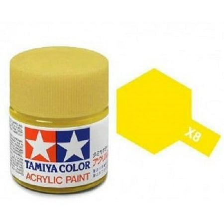 Tamiya Models X-8 Mini Acrylic Paint, Lemon Yellow | Walmart Canada