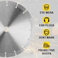 ORIXTREME 8Inch Diamond Saw Blade 2pcs, Segmented General Purpose Blade ...