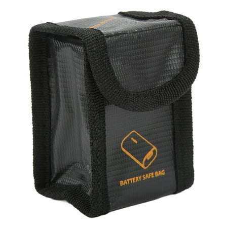 Battery Safe Pouch, Fireproof Nylon Compact Battery Safe Bag Strong ...