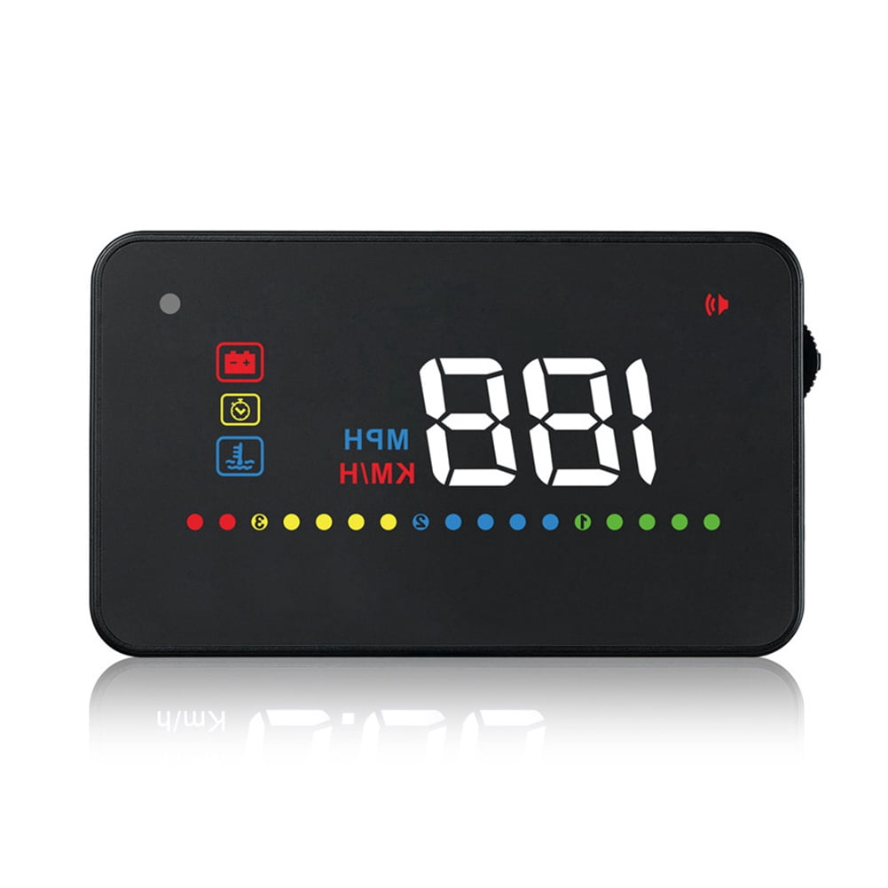 Proyector HUD para automóvil, proyector de velocímetro universal A200 HUD de 3,5 pulgadas con ...