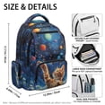 Chririnla Cat Universe Backpack for High School Schoolbag for Girls Boy ...