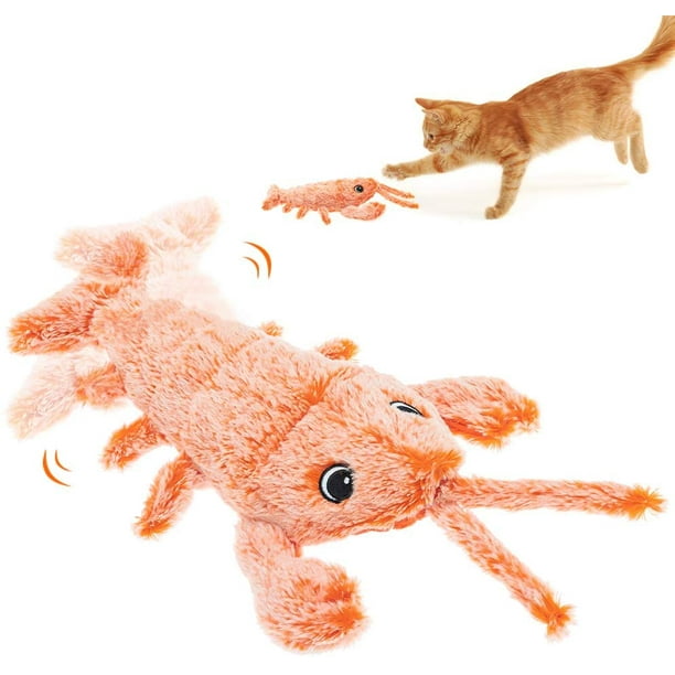 Interactive Cat Kicker Toy Automatic Moving Cat Plush Toy for Biting ...