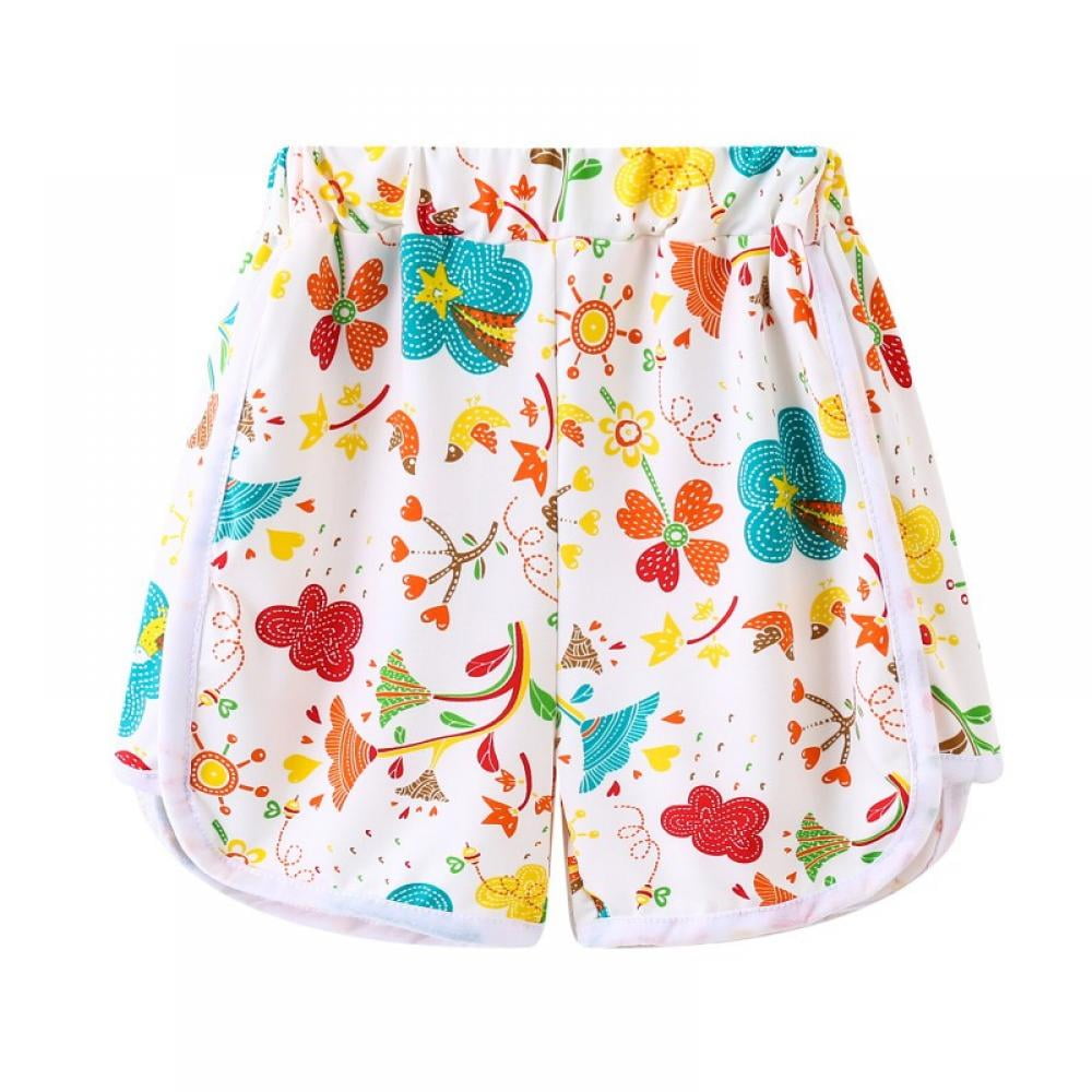 URMAGIC Girls Athletic Shorts, Girls Dolphin Shorts, Printed Qucik Dry ...