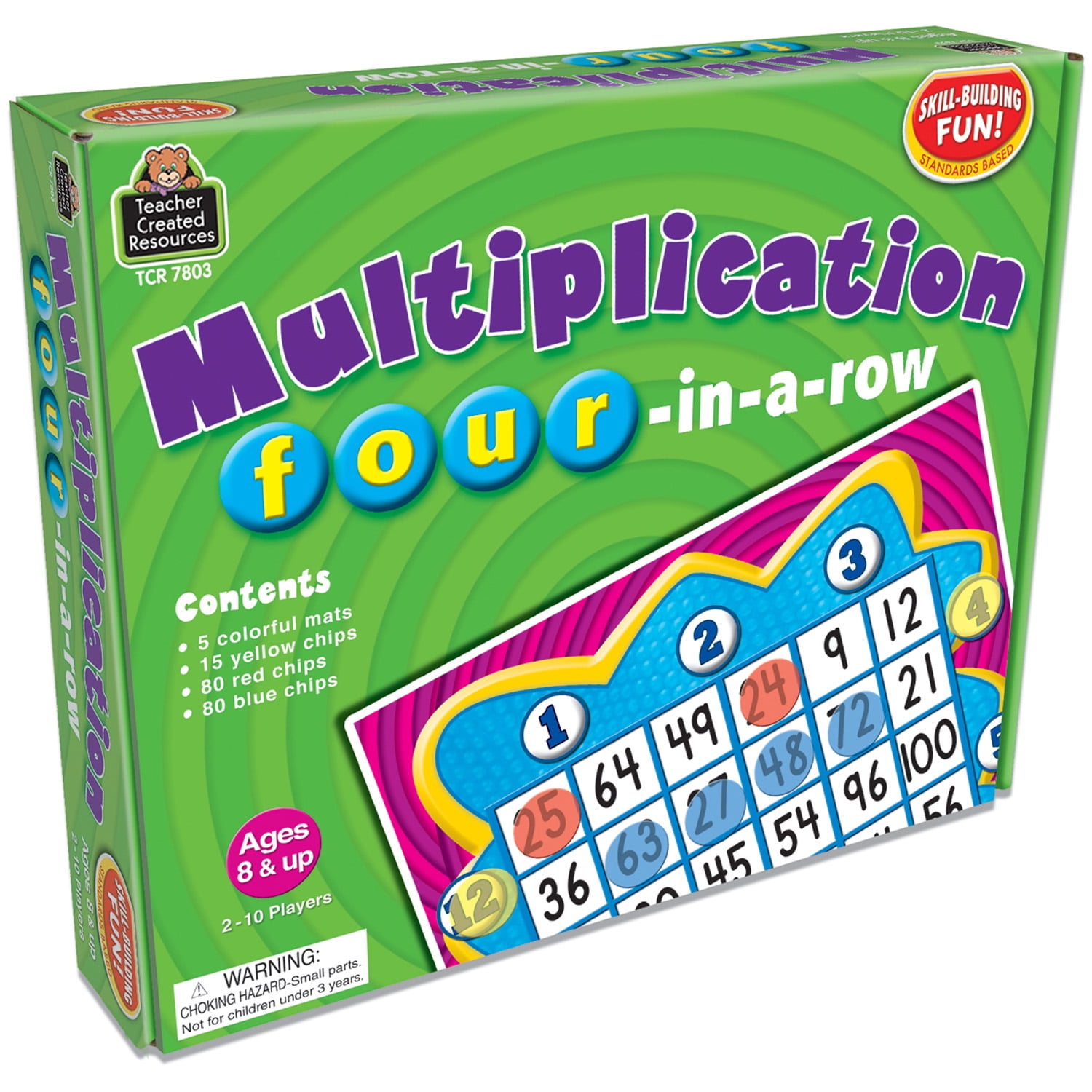Teacher Created Resources Multiplication: Four in a Row Game - Walmart.com