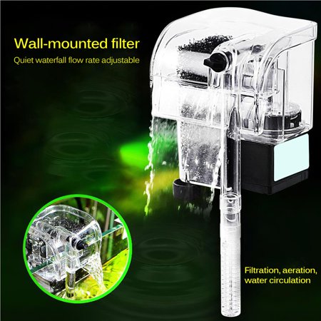 Small Fish Tank Filter Waterfall Fish Tank noise Filter 3-in-1 ...