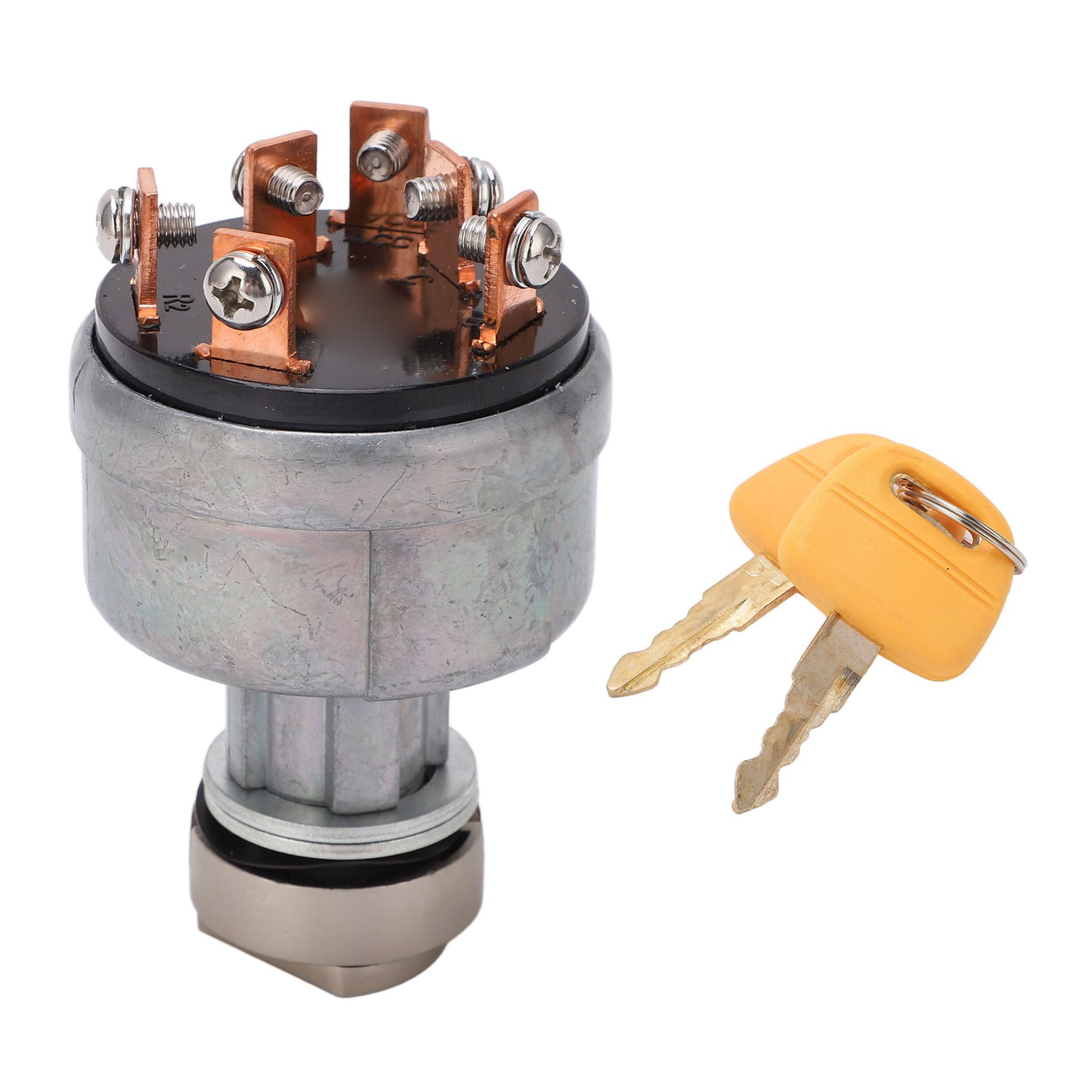 6 Pin Ignition Switch with 2 Keys Excavator Ignition Starter Switch ...
