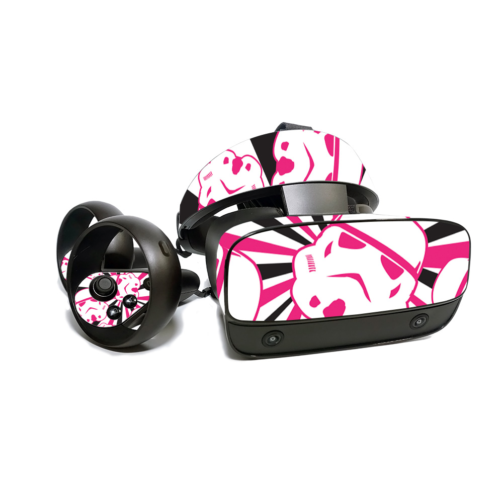 Skin Decal Wrap Compatible With Oculus Rift S Sticker Design Pink ...