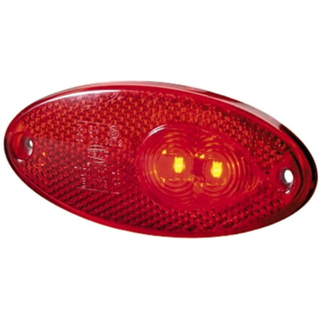 HELLA 964295101 4295 Series Red LED Tail Lamp with Reflex Reflector ...
