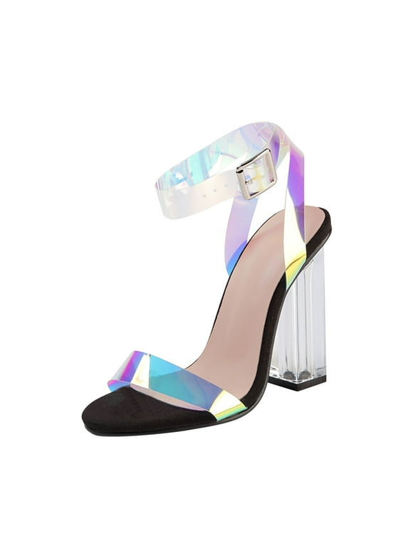 Clear High Heels