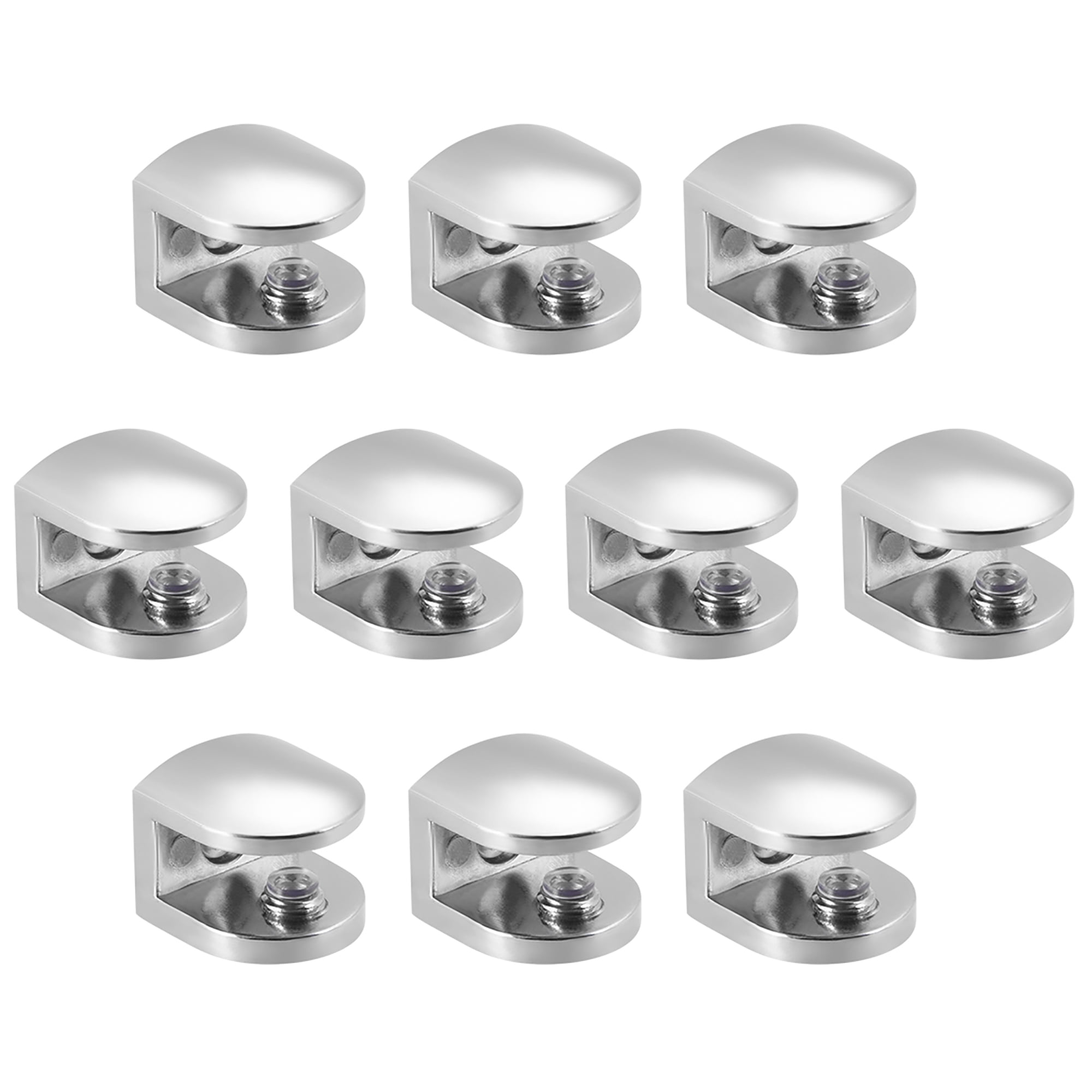 Glass Shelf Brackets Zinc Alloy Glass Clamp Clip for 8-10mm, Type-05 ...