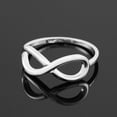 925 Sterling Silver Classic Infity Ring (Size 4) - Walmart.com