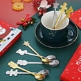 4PCS Stainless Steel Coffee Spoons Ice Cream Spoons Soup Spoons Dessert ...