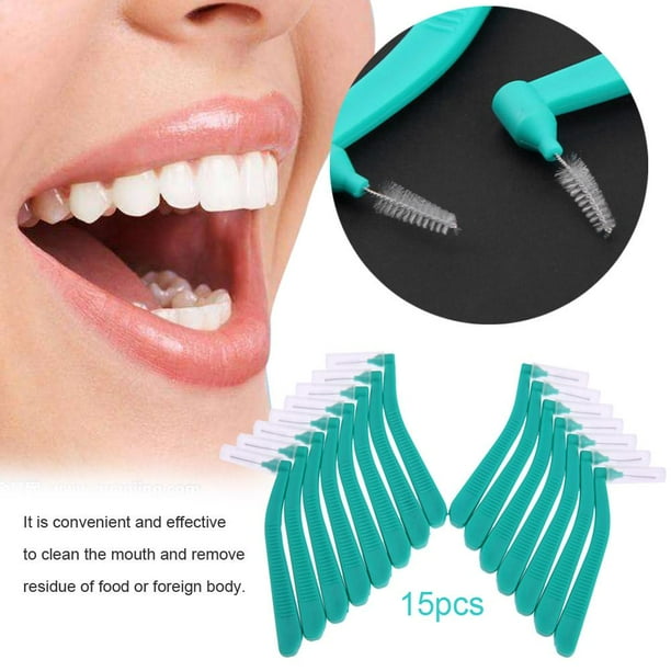 Lutabuo 15pcs L Shape Tooth Interdental Brush Oral Care Cleaning ...