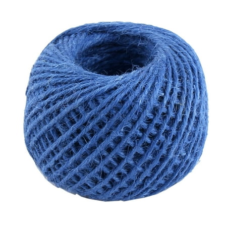 Jute Burlap Ribbon Twine Rope Cord String Wrap Roll Blue 2mm Dia 50m ...