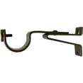 Urbanest Adjustable Rod Bracket, up to 1 1/8" Diameter Rod, Antique ...