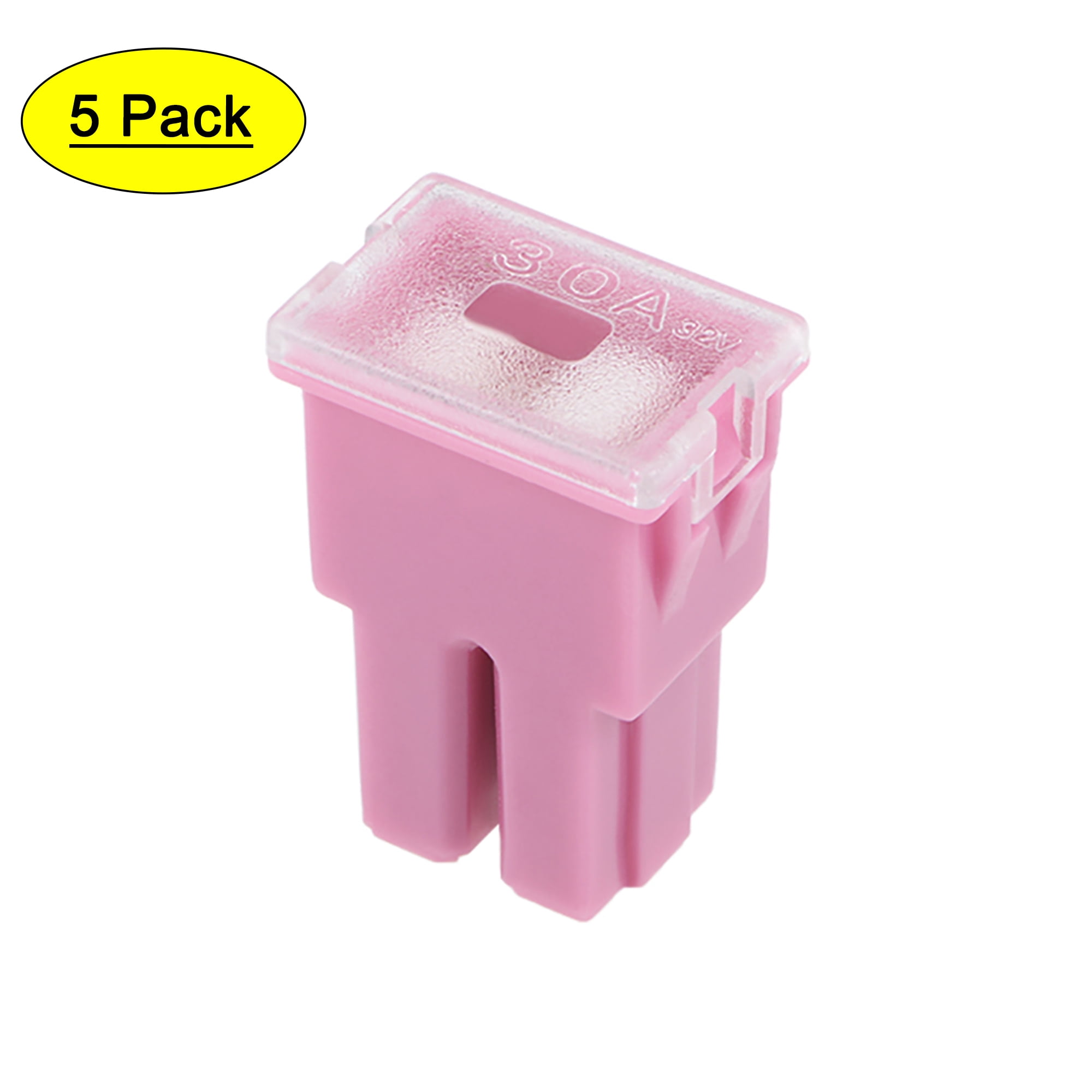 Uxcell 32V 30A Female Mini Cartridge Fuses J Case 5 Pack - Walmart.com