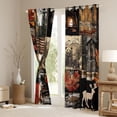 Castle Fairy Bear Deer Curtains Pack of 2 (42x84 Each),Maple Leaves ...