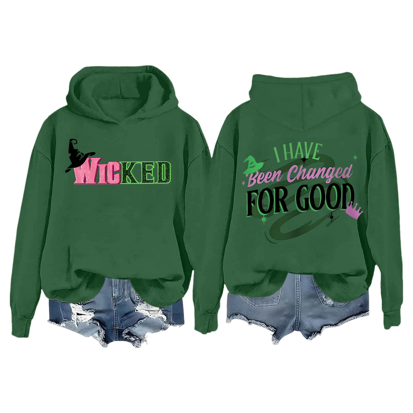 Click here for Fiaer Witch & Princess Sweatshirt Women Wicked Gra... prices